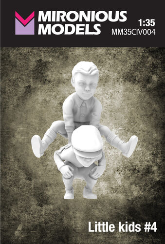 Mironious Models 35CIV004 Little Kids No.4 (2 Figures / 3D-Printed)