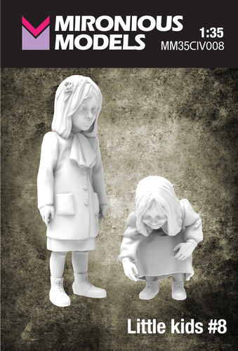 Mironious Models 35CIV008 Little Kids No.8 (2 Figures / 3D-Printed)