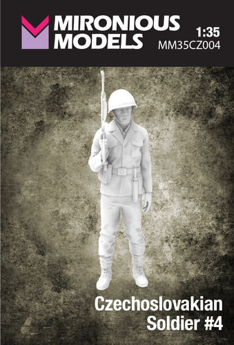 Mironious Models 35CZ004 Czechoslovakian Soldier No.4 (1 Figure / 3D-Printed)