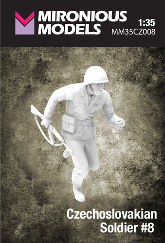 Mironious Models 35CZ008 Czechoslovakian Soldier No.8 (1 Figure / 3D-Printed)