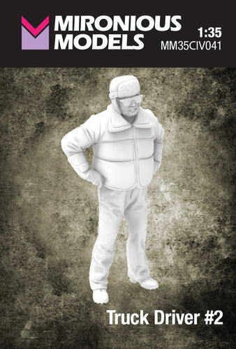 Mironious Models 35CIV041 Truck Driver No.2 (1 Figure / 3D-Printed)
