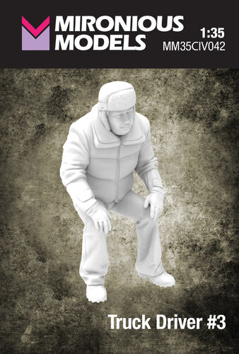 Mironious Models 35CIV042 Truck Driver No.3 (1 Figure / 3D-Printed)
