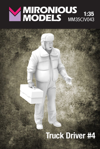 Mironious Models 35CIV043 Truck Driver No.4 (1 Figure / 3D-Printed)