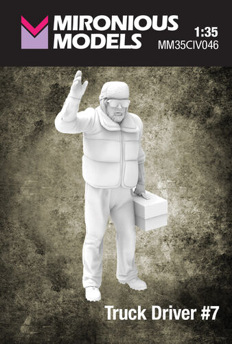 Mironious Models 35CIV046 Truck Driver No.7 (1 Figure / 3D-Printed)