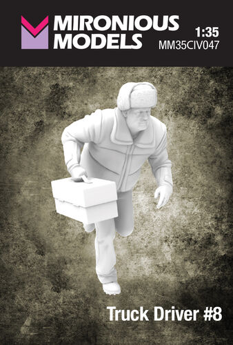 Mironious Models 35CIV047 Truck Driver No.8 (1 Figure / 3D-Printed)