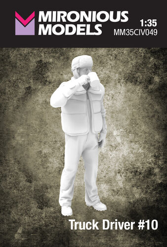 Mironious Models 35CIV049 Truck Driver No.10 (1 Figure / 3D-Printed)