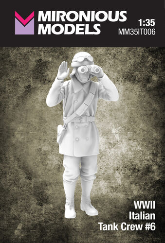 Mironious Models 35IT006 Italian WWII Tank Crew No.6 (1 Figure / 3D-Printed)
