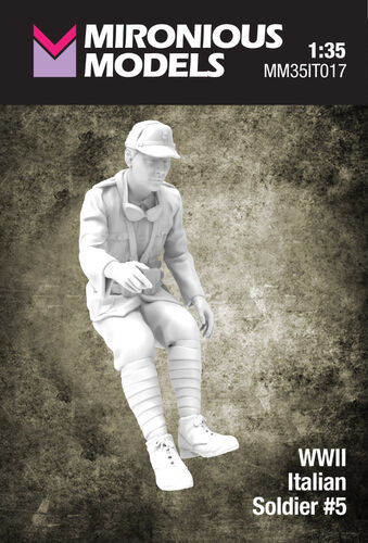 Mironious Models 35IT017 Italian WWII Soldier No.5 (1 Figure / 3D-Printed)