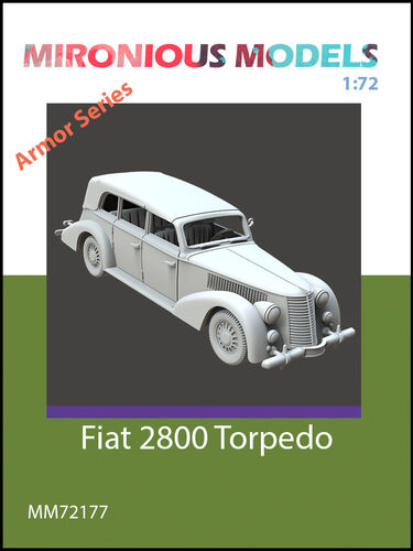 Mironious Models 72177 Fiat 2800 Torpedo (3D-Printed)