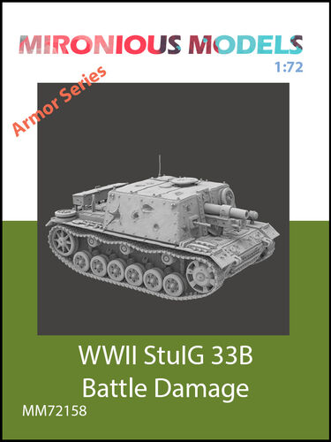 Mironious Models 72158 StuIG 33B - Battle Damage (3D-Printed)