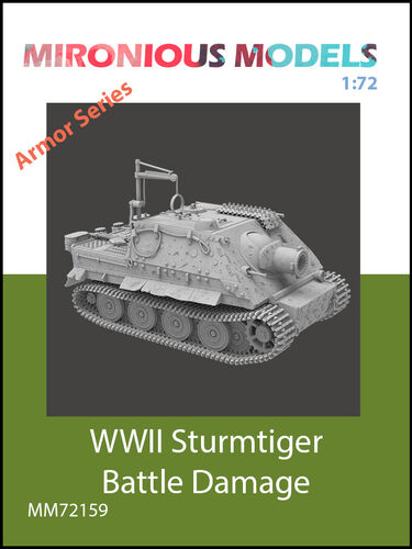 Mironious Models 72159 Sturmtiger - Battle Damage (3D-Printed)