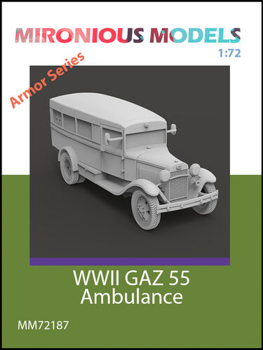 Mironious Models 72187 GAZ 55 Ambulance (3D-Printed)
