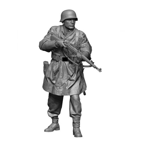 H3MODELS 48134 German WW2 Waffen SS Soldier Wearing Phancho 3 (1 Figure)