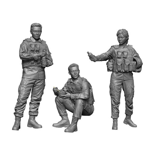 H3MODELS 16144 ROK Army at Rest (3 Figures)