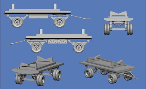 Peddinghaus-Decals 72F414 Trailer For The Linse Explosive Boat