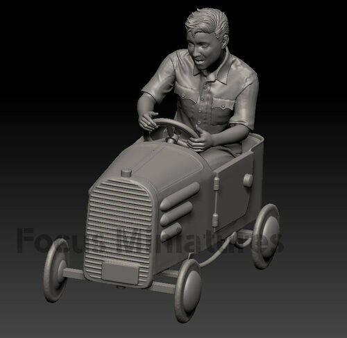 FOCUS MINIATURES 4846 Ride-ons Vintage Toy (1940 / 1950)