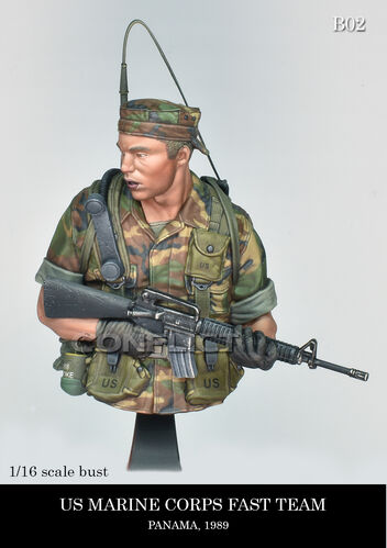 Conflict Miniatures B02 US Marine Corps - Panama 1989 (1 Bust)