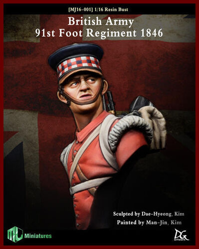 MJ Miniatures MJ16-001 Brtish Army - 91st Foot Regiment (1864)