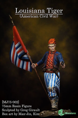 MJ Miniatures MJ75-002 Louisiana Tiger - American Civil War (1861-1865)