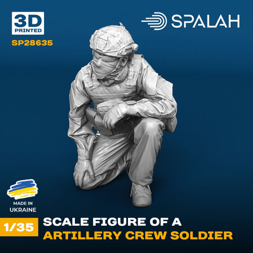 Spalah 28635 Artillery Crew Soldier (1 Figure / 3D-Printed)