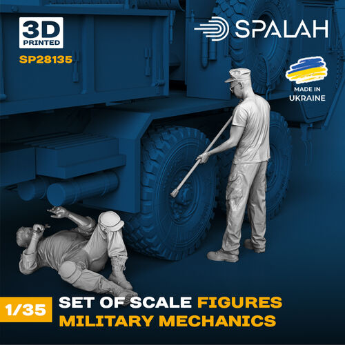 Spalah 28135 Military Mechanics (2 Figures / 3D-Printed)