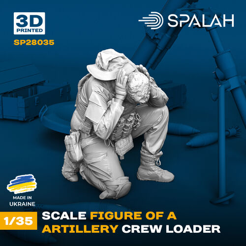 Spalah 28035 Artillery Crew Loader (1 Figure / 3D-Printed)