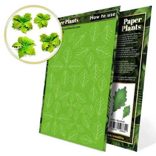 Green Stuff World 10365 Paper Plants - Burdock