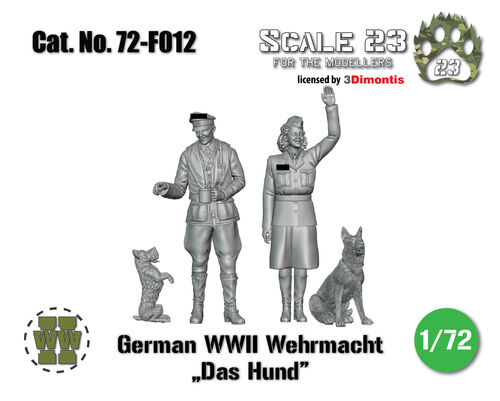 Scale23 72-F012 German WWII Wehrmacht "Das Hund" (3D-Printed)
