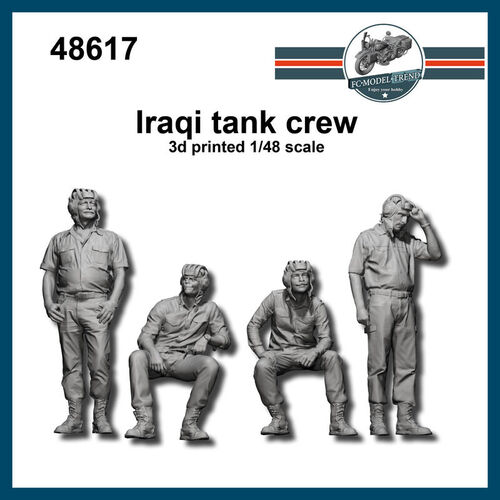 FC ModelTrend 48617 Iraq Tank Crew (4 Figures / 3D-Printed)