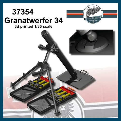 FC ModelTrend 37354 German WWII Mortar Granatwerfer GW34
