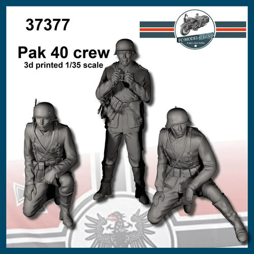 FC ModelTrend 37377 PaK 40 Crew (3 Figures / 3D-Printed)