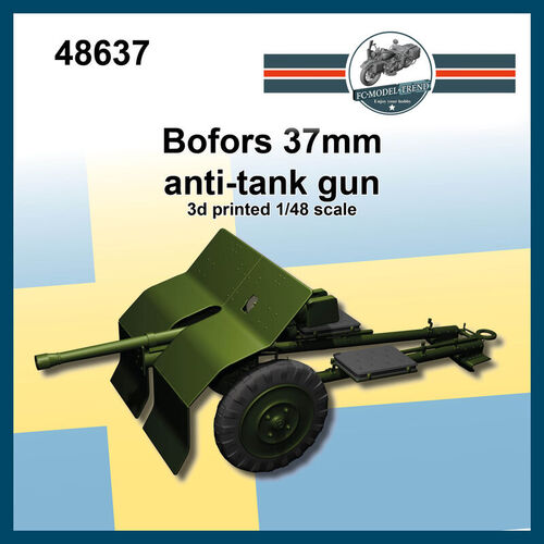 FC ModelTrend 48637 Bofors 37 mm Anti-Tank Gun (3D-Printed)