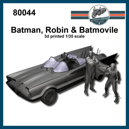 FC ModelTrend 80044 Batmobile, Batman & Robin 1960 (3D-Printed)