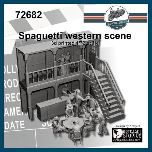 FC ModelTrend 72682 Spaghetti Western Scene (3D-Printed)