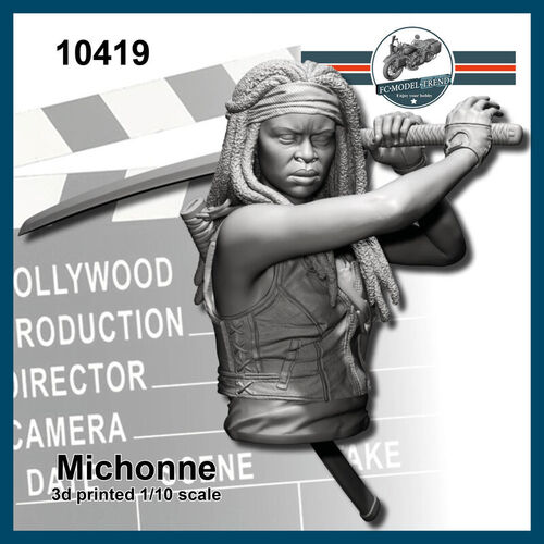 FC ModelTrend 10419 Michonne - The Walking Dead Bust (3D-Printed)