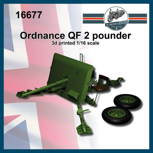 FC ModelTrend 16677 Ordnance QF 2-Pounder (3D-Printed)
