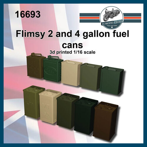 FC ModelTrend 16693 Flimsy - British WWII Fuel Container (3D-Printed)
