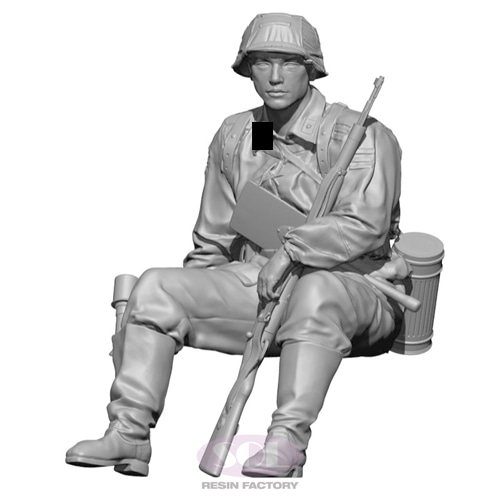 SOLMODEL MM727 German WWII Waffen SS Infantry 2 (3D-Printed)