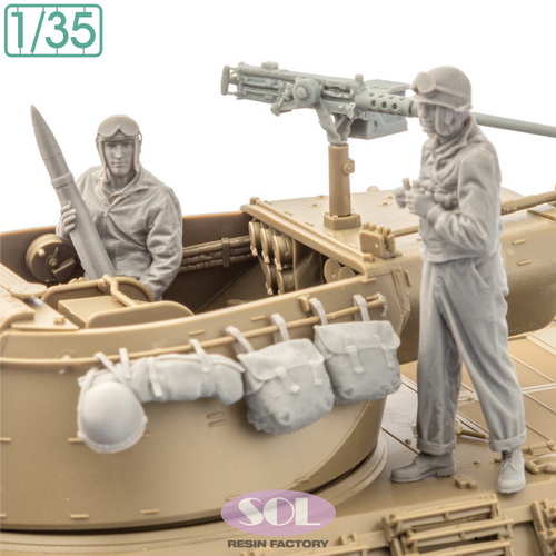 SOLMODEL MM940 US Army WWII M36 Jackson Crew Set 2 (2 Figures)