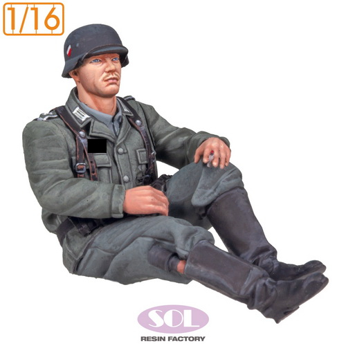 SOLMODEL MM884 Officer for German WWII KS750 with Sidecar (3D-Printed)