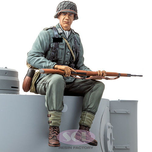 SOLMODEL MM769 German WWII Infantry w Kar98k