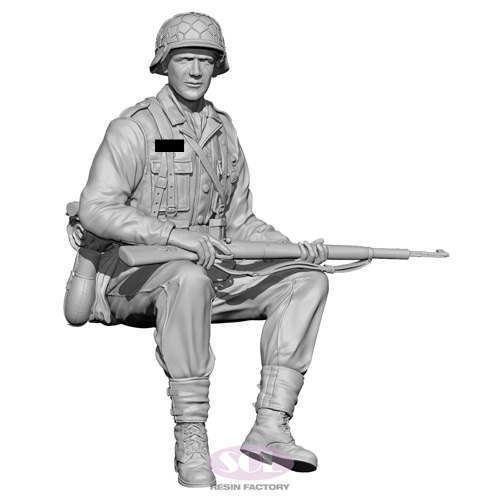 SOLMODEL MM772 German WWII Infantry w Kar98k (3D-Printed)