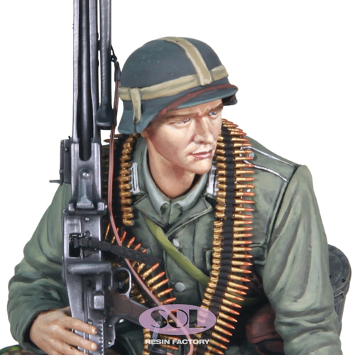 SOLMODEL MM778 German WWII Infantry - MG42 Gunner
