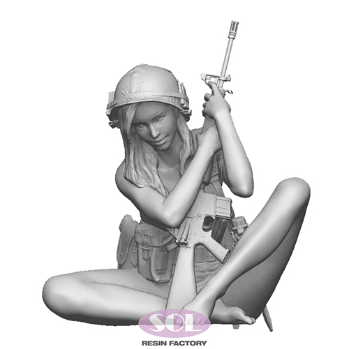 SOLMODEL MM782 Armed Girl (3D-Printed)