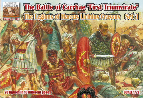 Linear-A 067 The Battle of Carrhae 'First Triumvirate' - The Legions of Marcus Licinius Crassus Set 1 (3D-Printed)