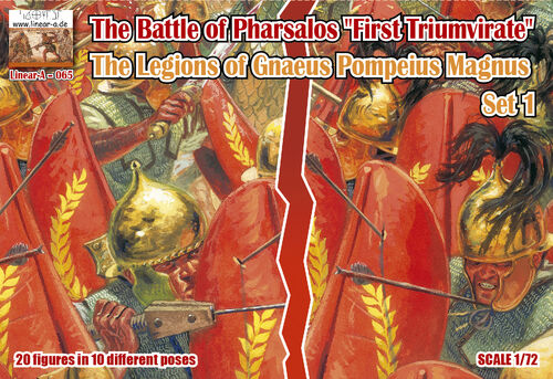 Linear-A 065 The Battle of Pharsalos 'First Triumvirate' - The Legions of Pompeius Magnus Set 1 (3D-Printed)