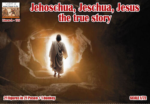 Linear-A 128 Jehoschua / Jeschua / Jesus - The True Story (3D-Printed)