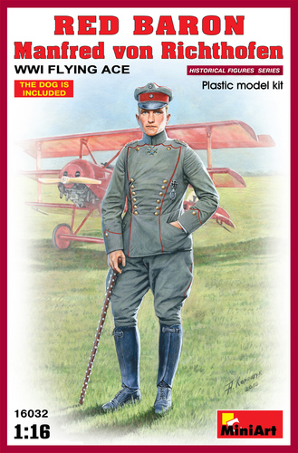 MiniArt 16032 RED BARON Manfred von Richthofen.  WW1 FLYING ACE