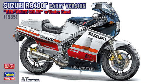 Hasegawa 21732 Suzuki RG400 Early Version "Red/White Color" w/Under Cowl