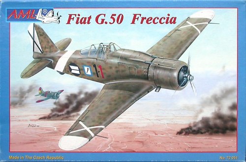 AML 72051 Fiat G.50 I Freccia over Spain Sky